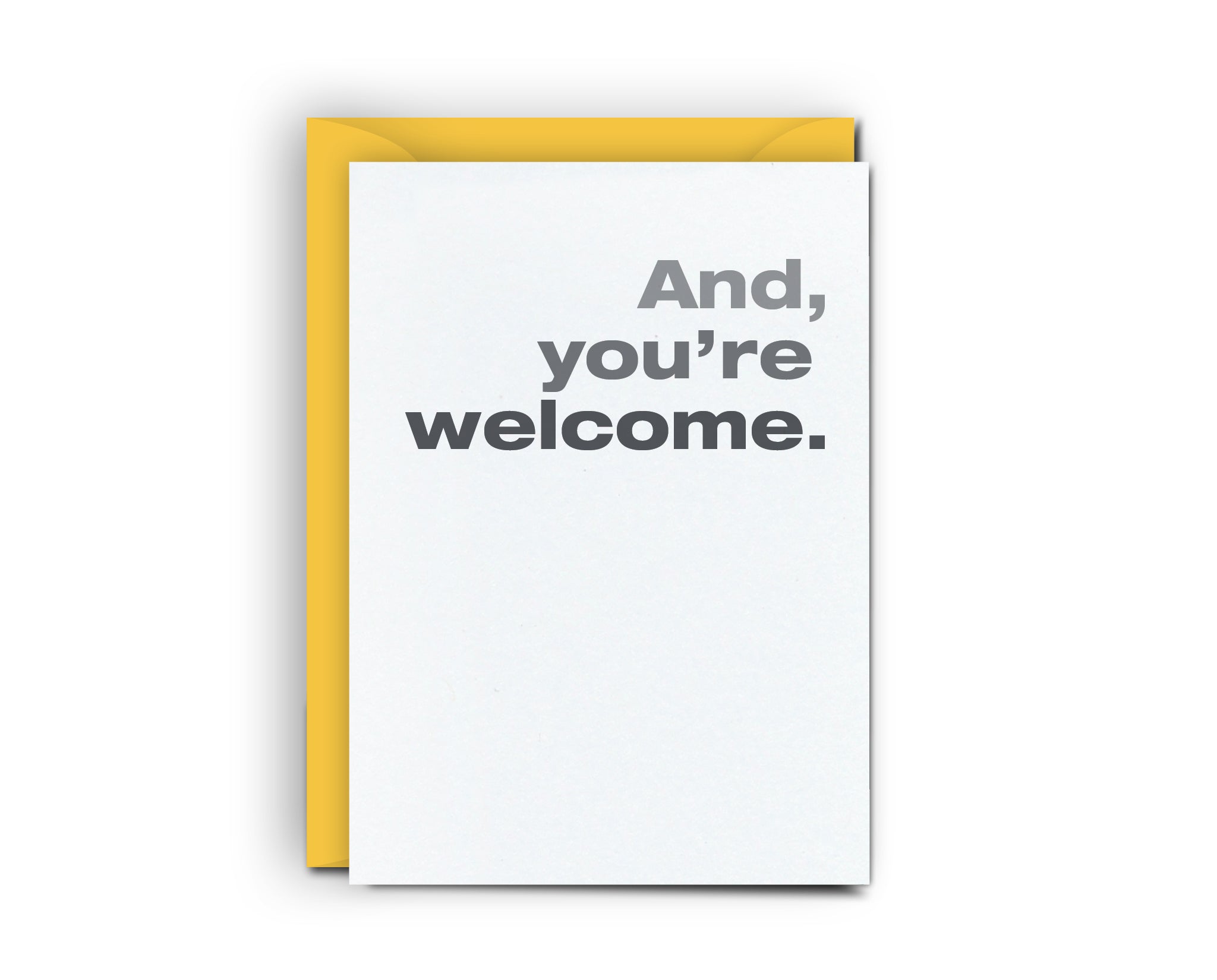 And, you're welcome - Gift Card Holder – FINCH and HARE