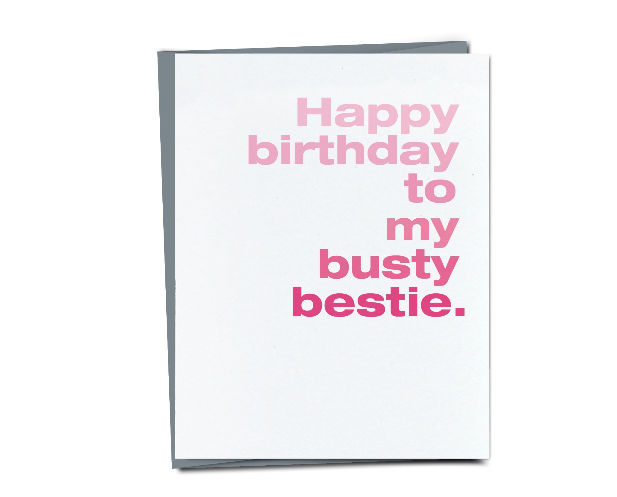 Busty Bestie Birthday Card – FINCH and HARE