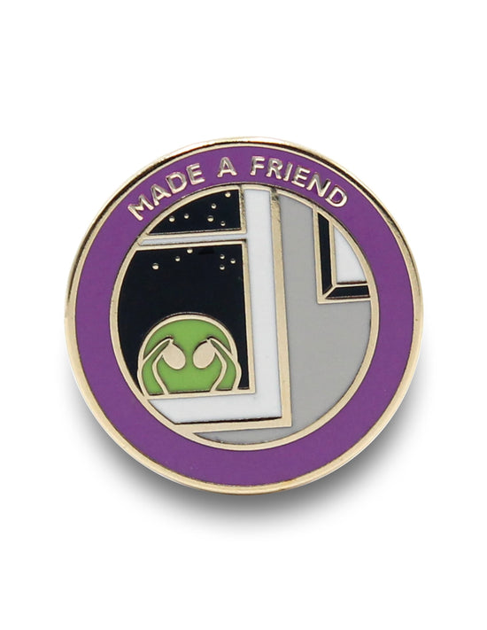 Made a Friend Enamel Pin – FINCH and HARE