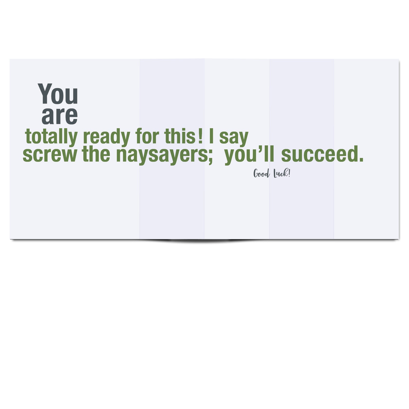 You are Totally Screwed Funny Good Luck Card – FINCH and HARE