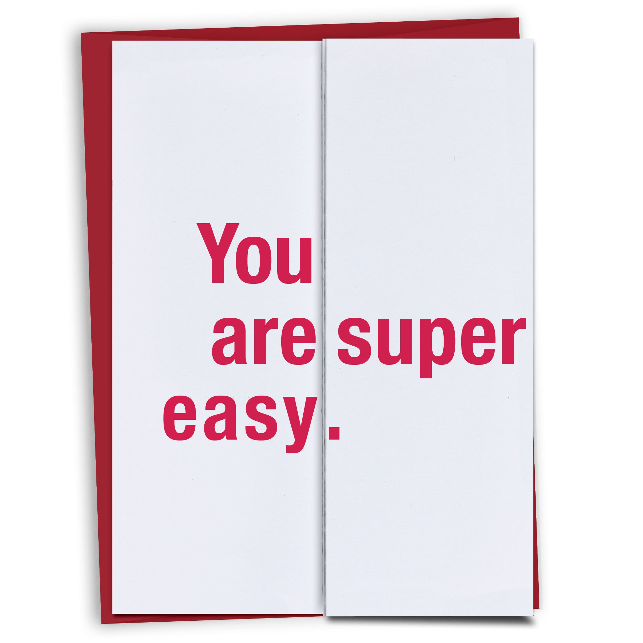 You are Super Easy Funny Love Card – FINCH and HARE
